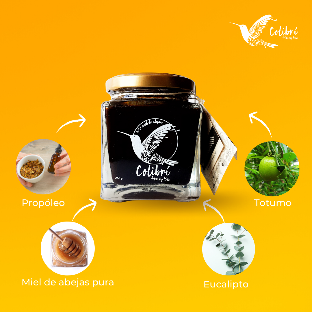 Propóleo Miel- 250g. • Colibri Honey Bee